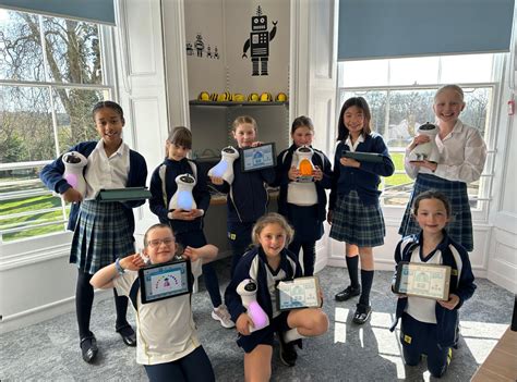 Prep Maths Ambassadors Meet The Oti Bots Notre Dame School