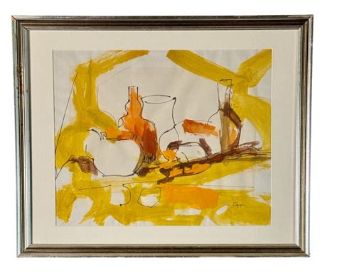 Lot Catherine Kapp Oil And Watercolor On Paper