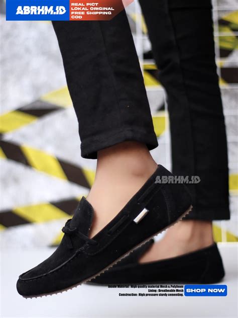 Jual Abrhm Celtik Sepatu Slip On Pria Sepatu Casual Pria Sepatu Kulit Asli Pria Sepatu Kasual