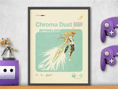 Following Up My Pyra Smash Bros Print With Mythras Chroma Dust [oc