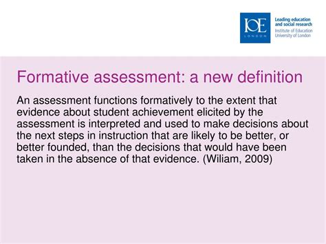 Ppt Enhancing Formative Assessment In Teacher Learning Communities