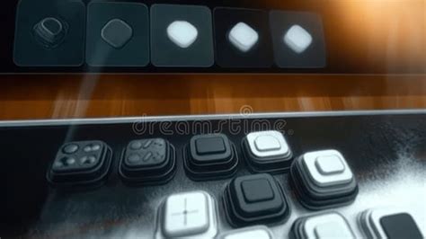 Exploring A Sleek Dark Mode Ui With Minimalist Buttons And Vibrant