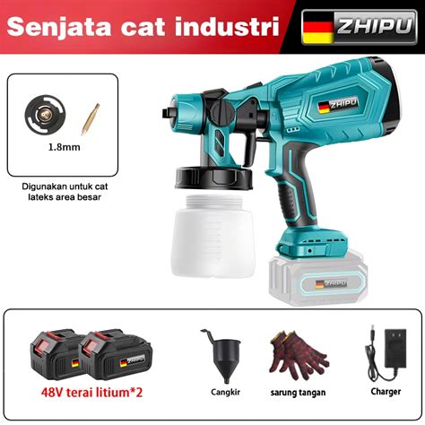 Jual Zhipu Sprayer Cat W Ml High Power Pistol Cat Semprot Listrik Alat Semprot Cat