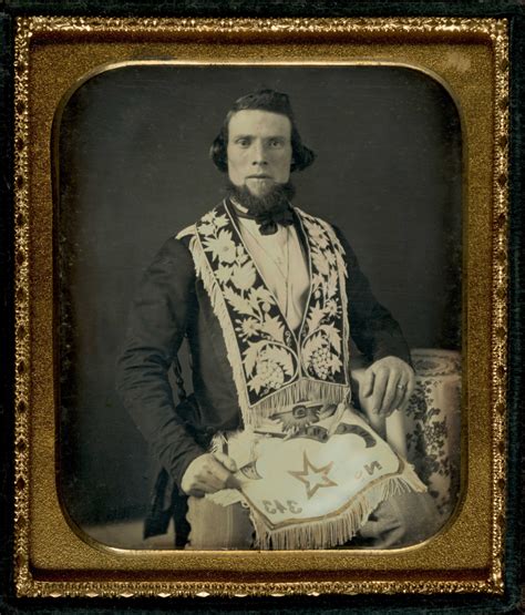 Portraits Of Two Members Of Shackamaxon Lodge No 343 Independent
