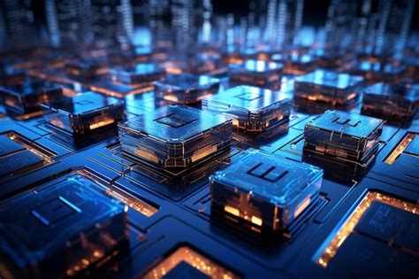 premium ai image innovation in computing the quantum processor novel concept generative ai