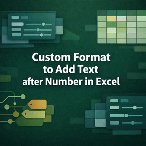 Custom Format To Add Text After Number In Excel Excel Insider