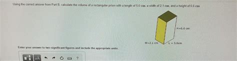 Solved Part Using The Correct Answer From Part B Calculate