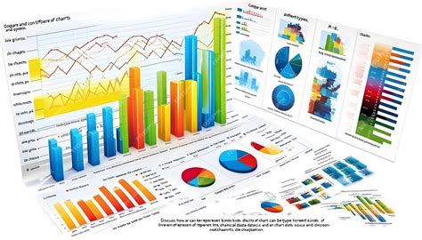 A Collection Of Charts And Graphs For Data Visualization And Analysis Premium Ai Generated Image