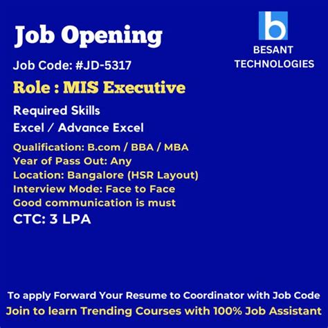 Video Besant Technologies On Linkedin Excel Advanceexcel Besanttechnologies Jobopenings