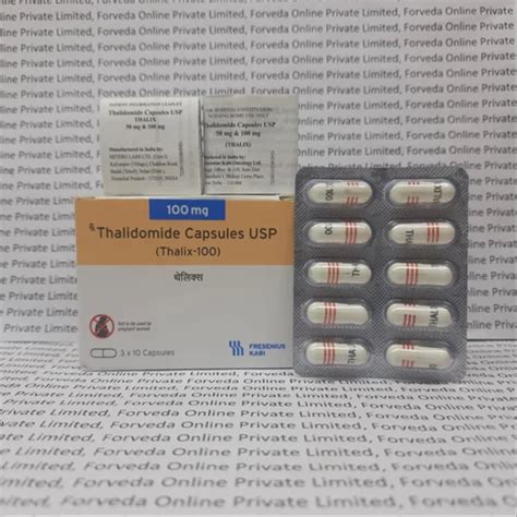 Thalix Thalidomide Capsules At Rs 350stripe Thalix Capsules In