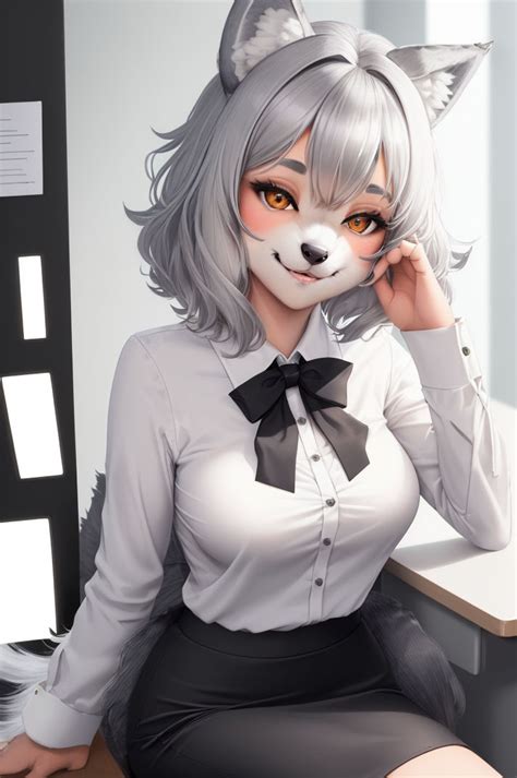 Office Ladies Wolf By Vandervahn On Deviantart