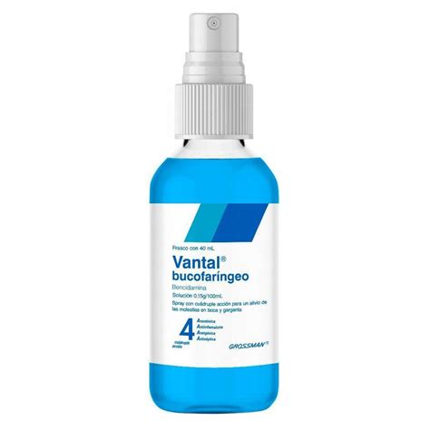 Vantal 015 G Bucofaríngeo Solución Frasco Atomizador Con 40 Ml