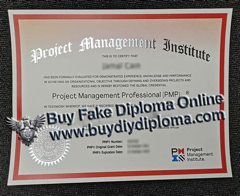 How Long To Buy Fake PMP Certificate Online