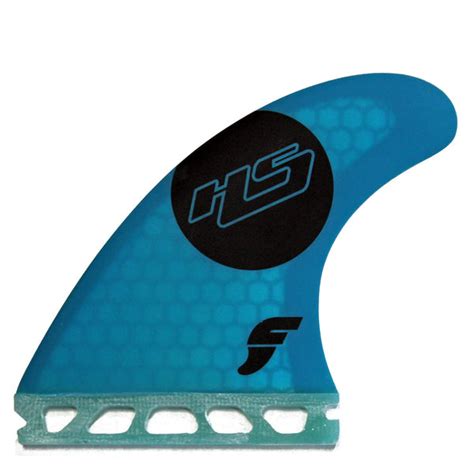 Futures Fins Hs2 Honeycomb Thruster Set Medium Blue Down The Line Surf