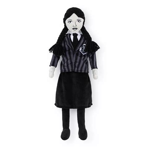 Wednesday Addams Black And White Pillow Buddy