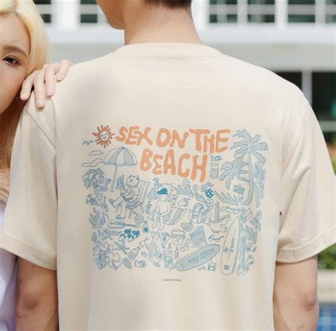 T shirt CS Sex on the beach Playworks Shop เลนงาน ของฝากแฮนดเมดดไซนเชยงใหม