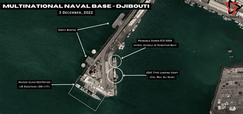 Map Of Djibouti Africa Military Base