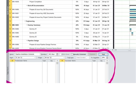 Assign Actual Dates In Microsoft Project Using Task Details Form