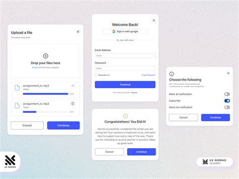 Ui Component Design By Ux Nomad On Dribbble
