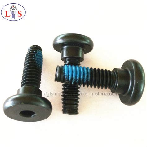 Flat Head Hexagonal Socket Step Hex Bolt With Nylok Spare Parts And