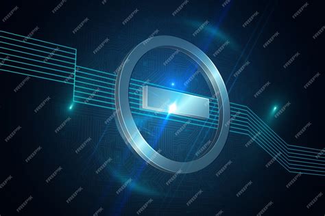 Premium Photo Computing Icon On Technical Background