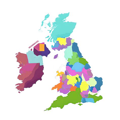 Map Of Uk With Major Cities