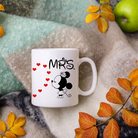 Deux Mug Personnalise Mug Minnie Mickey Saint Valentin Mug Minnie Mickey Amoureux Mug Couple