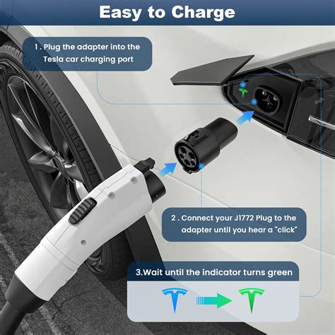 J1772 To Tesla Adapter 80a240v Ac Tesla Charger