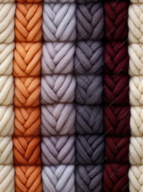 Premium Ai Image Seamless Wool Texture Pattern Background