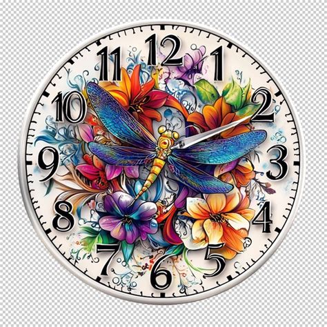 Beautiful Dragonfly Clock Images Free Download On Freepik