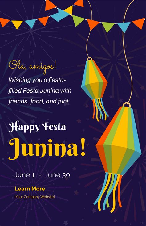 Free Happy Festa Junina 2024 Templates And Examples Edit Online And Download🤛 Descubra A Emoção
