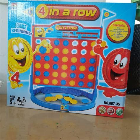 4 In A Row Board Game Shopee Malaysia