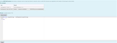 Solved Write A MATLAB Function That Receives A Character Chegg