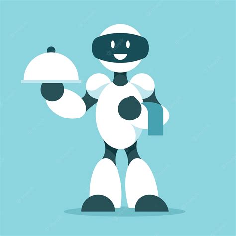 Premium Vector Robot Chef Vector Clip Art Isolated Background