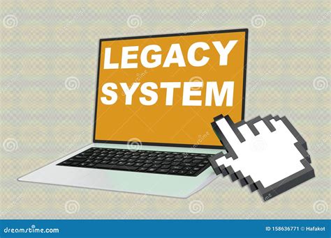 Legacy System Concept Stock Illustration Illustration Of Internet