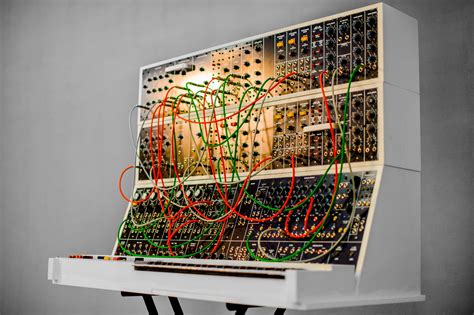 Modular Synth Decoration Based On Moog System 55 For Our Music Video R Synthesizers