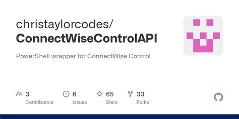Github Christaylorcodesconnectwisecontrolapi Powershell Wrapper For Connectwise Control