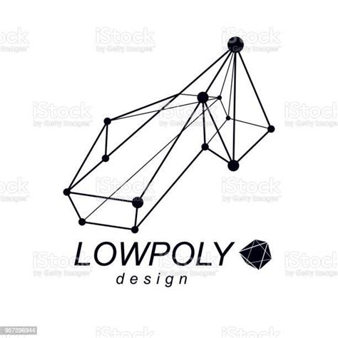 추상적인 벡터 기하학적 형태 3 차원 모양입니다 통신 기술 현대 상징 0명에 대한 스톡 벡터 아트 및 기타 이미지 0명 3차원 형태 가장자리 Istock