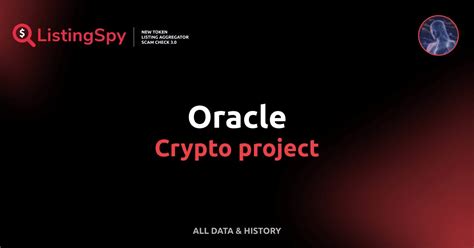 Oracle Crypto Project Orcl Token Listings Events Analysis Listingspy