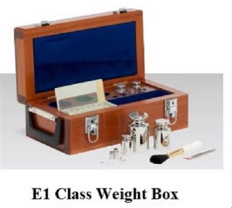 Ms Mirror Finish E1 Class Weight Box Calibration 500g At ₹ 50000set