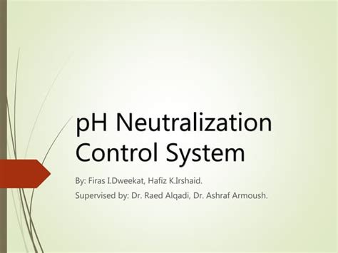 Ph Neutralization Controlsystempr Pptx