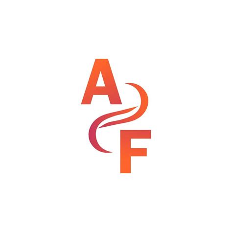 Af Gradient Logo For Your Company 11660436 Vector Art At Vecteezy