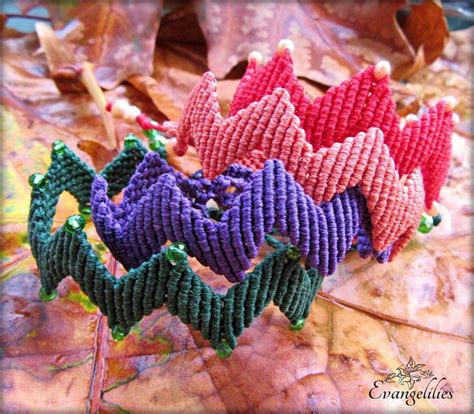 Zig Zag Macrame Bracelets