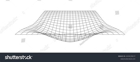Grid Convex Effec Futuristic Distorted Net Stock Vector Royalty Free 2229178177 Shutterstock