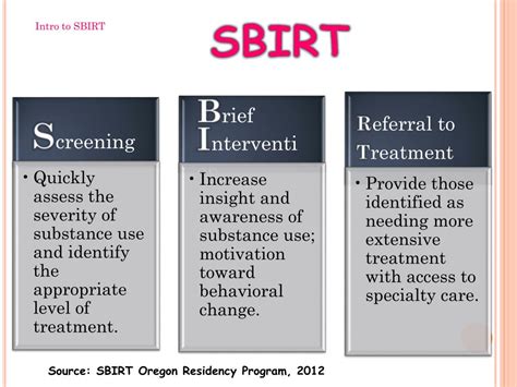 PPT - Overview: Screening Brief Intervention and Referral to treatment PowerPoint Presentation ...