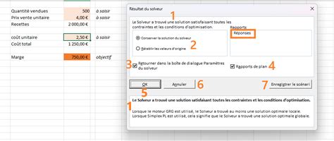 Excel Atteindre Vos Objectifs Solveur