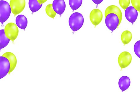 보라색과 녹색 풍선 배경입니다 벡터 일러스트 레이 션 Eps10 개체 그룹에 대한 스톡 벡터 아트 및 기타 이미지 개체 그룹 고무 공휴일 Istock