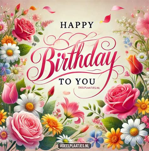 Gratis Happy Birthday To You Plaatje Deel Via Whatsapp And Social Media