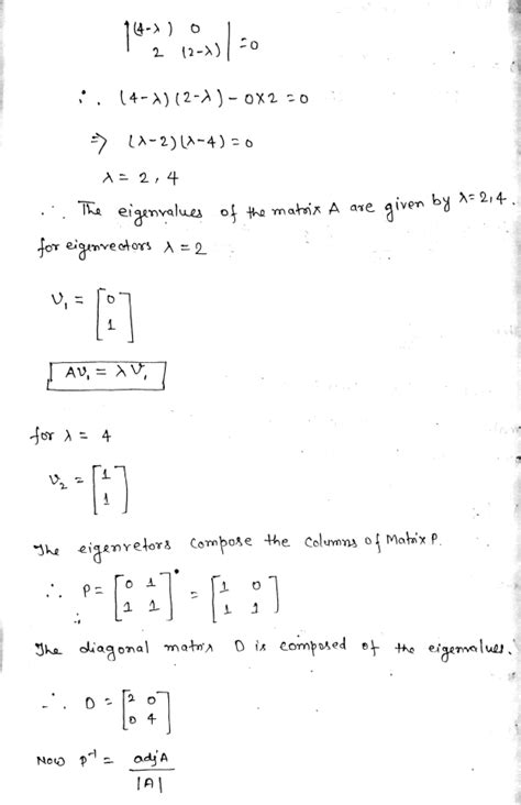 4 Solving Matrix Problems By Iteration 34 For A Starting Vector Of P