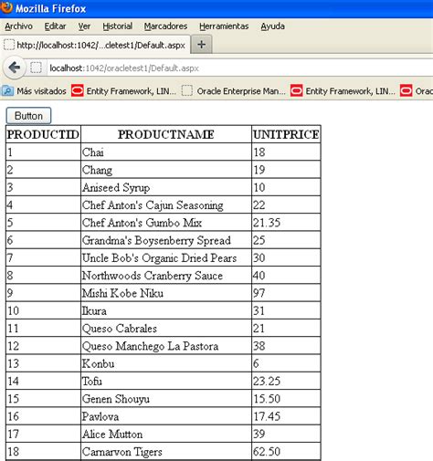 Ejemplo Entity Framework Con Oracle